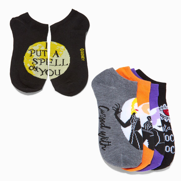 Disney | Accessories | Disney Hocus Pocus No Show Socks 5 Pr Halloween ...